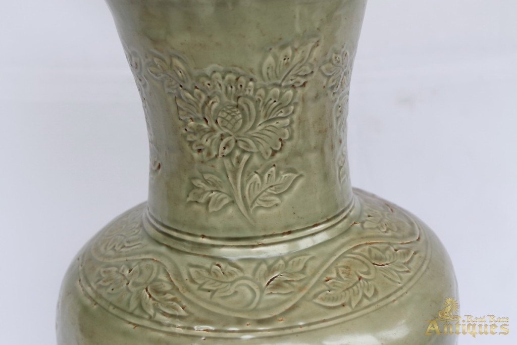 Antique Chinese Porcelain Vase Song Dynasty Celadon Glaze - Real Rare ...